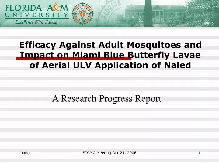 PPT - A Research Progress Report PowerPoint Presentation, free download ...