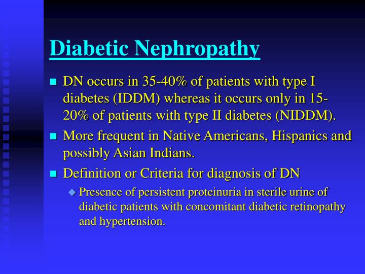 PPT - Diabetic Nephropathy PowerPoint Presentation - ID:3217357