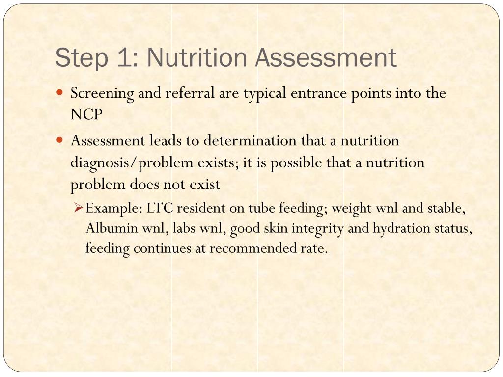 PPT - Nutrition Care Process (NCP) PowerPoint Presentation, free ...