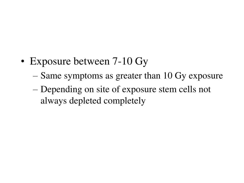 Ppt Acute Radiation Syndrome Powerpoint Presentation Free Download