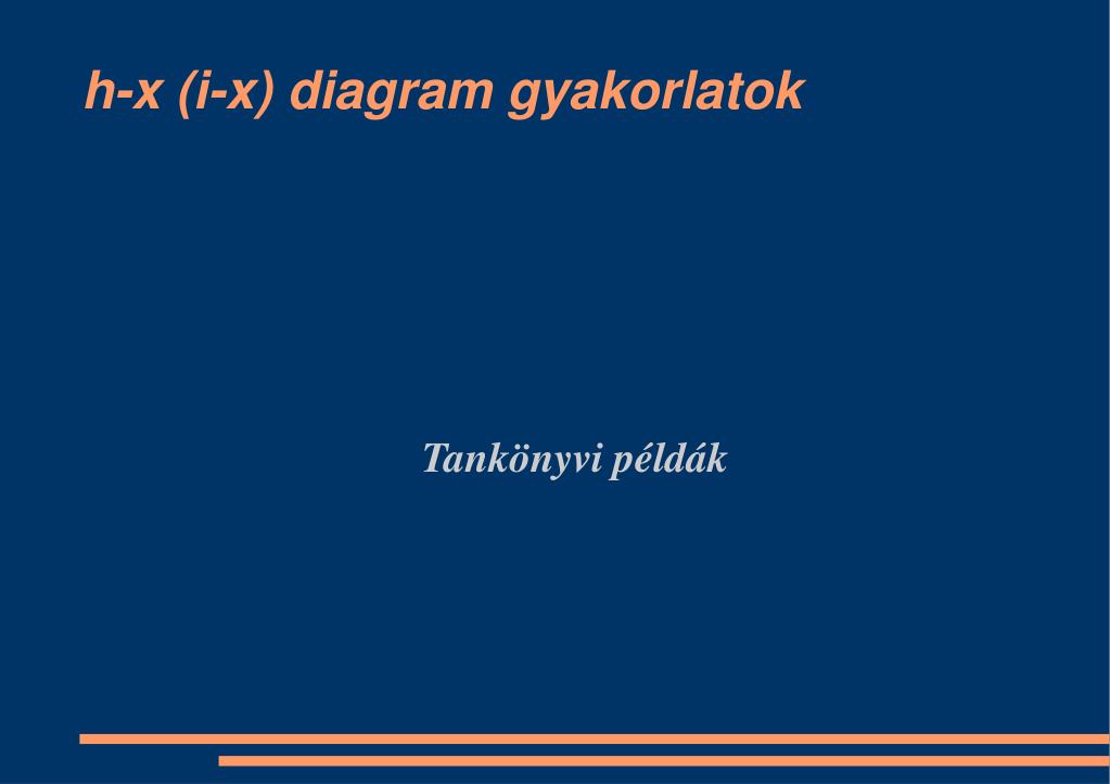 PPT - h-x (i-x) diagram gyakorlatok PowerPoint Presentation, free ...