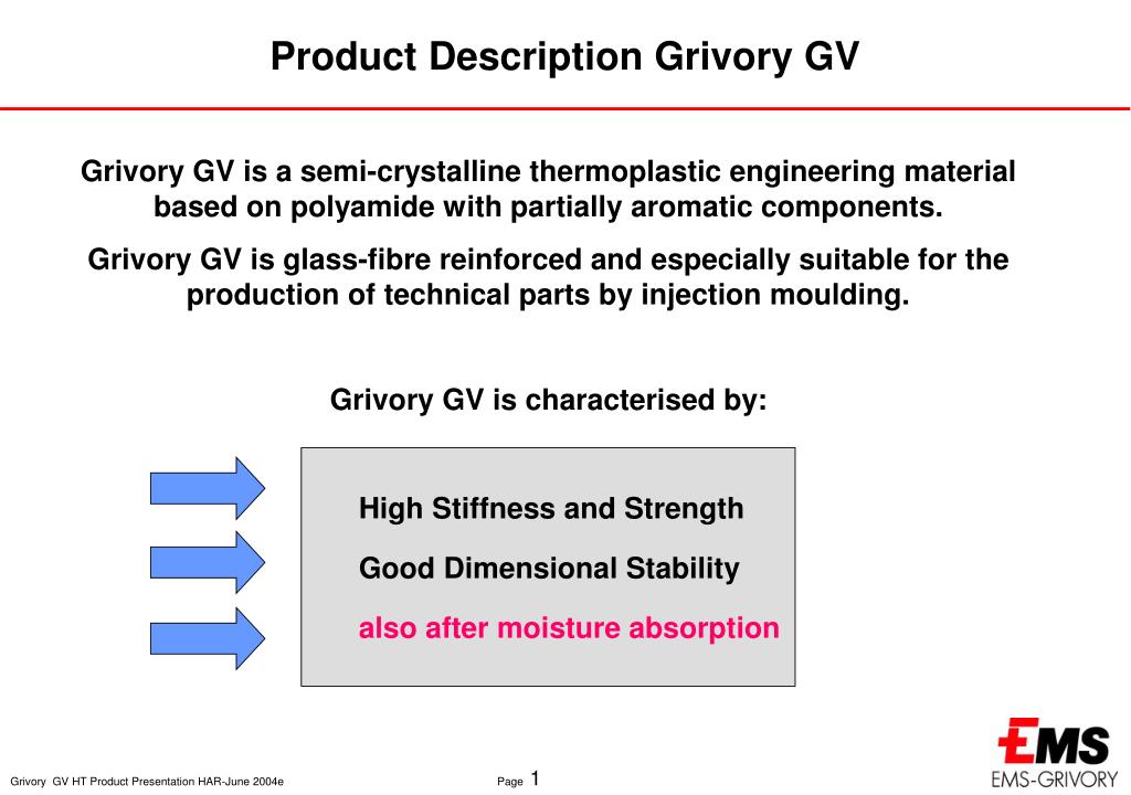 PPT - Grivory GV The reliable product for metal replacement PowerPoint ...