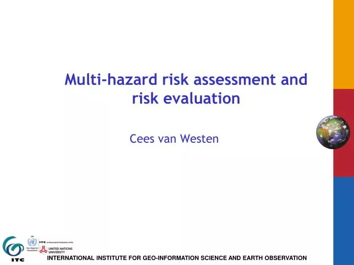 PPT - Multi-hazard risk assessment and risk evaluation PowerPoint ...