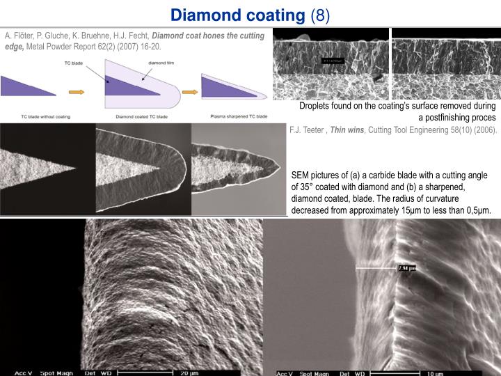 PPT - Diamond coating (1) PowerPoint Presentation - ID:3217675
