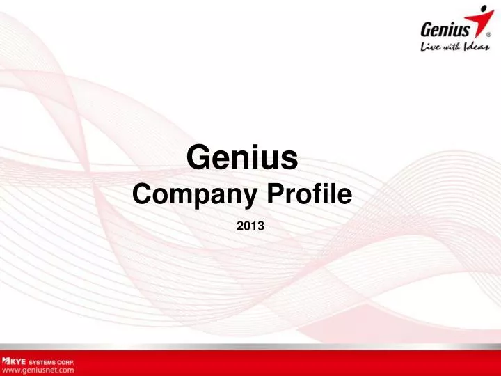 PPT - Genius Company Profile PowerPoint Presentation, free download ...