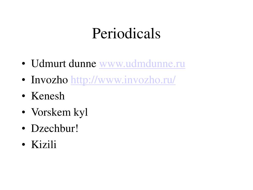 PPT - Modern Udmurt language: social and cultural aspects Svetlana ...