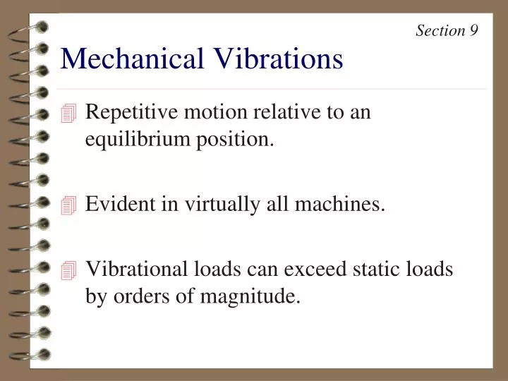 PPT - Mechanical Vibrations PowerPoint Presentation, free download - ID ...