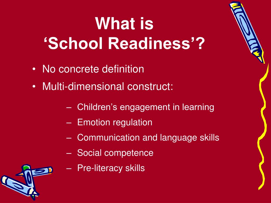 PPT - Enhancing Children’s School Readiness Kirstie Cooper Funded by ...