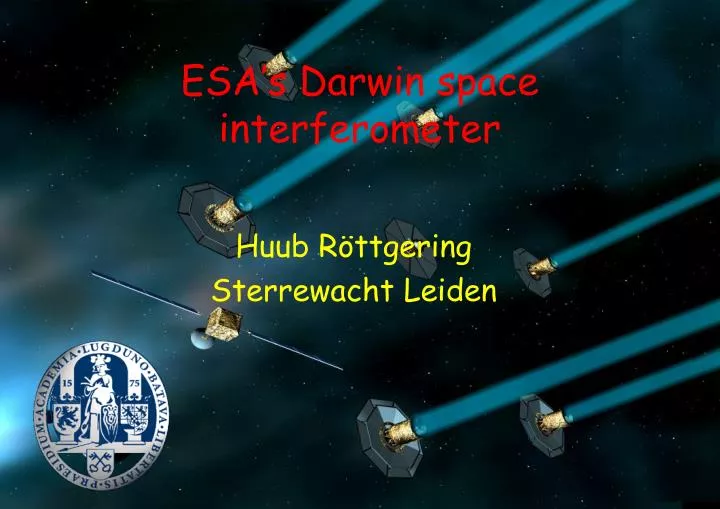 PPT - ESA’s Darwin space interferometer PowerPoint Presentation, free ...