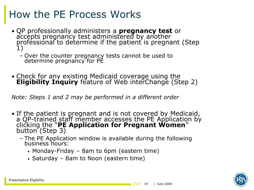 PPT - Presumptive Eligibility for Pregnant Women PowerPoint ...