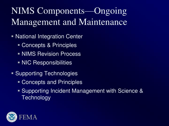 PPT - National Incident Management System (NIMS) Overview PowerPoint ...