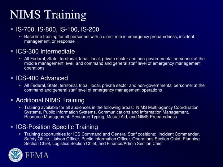 PPT - National Incident Management System (NIMS) Overview PowerPoint ...