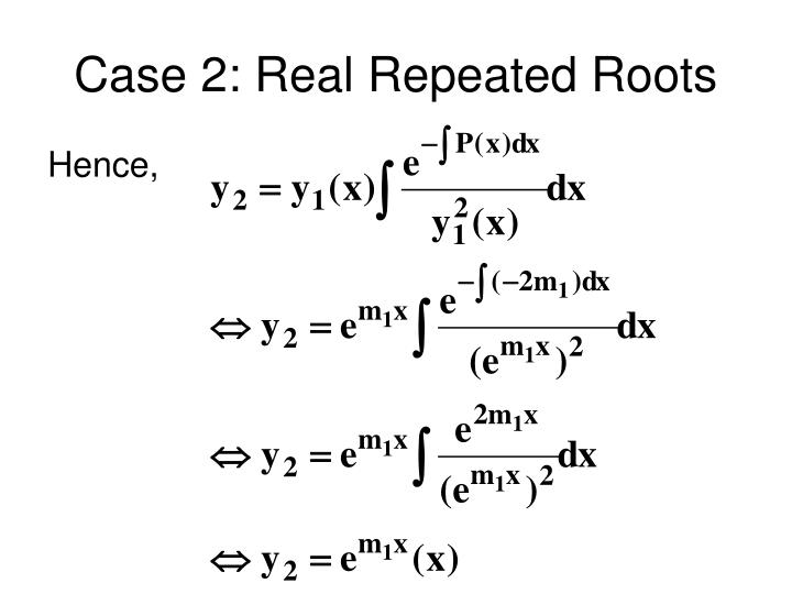 PPT - Homogeneous Linear Differential Equations with Constant ...