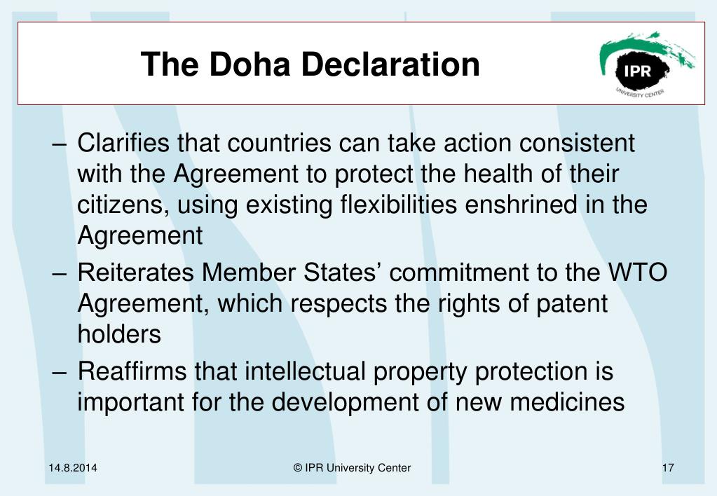 PPT - TRIPS, International and European patent law – and human rights ...