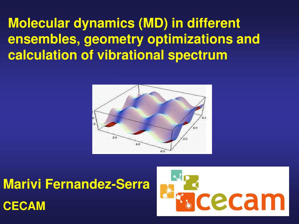 PPT - Marivi Fernandez-Serra CECAM PowerPoint Presentation, free ...
