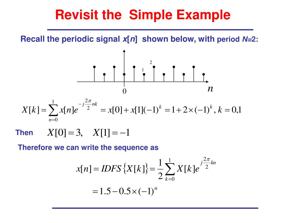 Ppt Discrete Time Periodic Signals Powerpoint Presentation Free