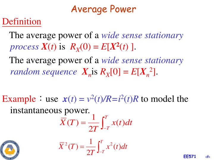 PPT - PART 4 Classification of Random Processes PowerPoint Presentation ...
