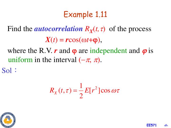 PPT - PART 4 Classification of Random Processes PowerPoint Presentation ...