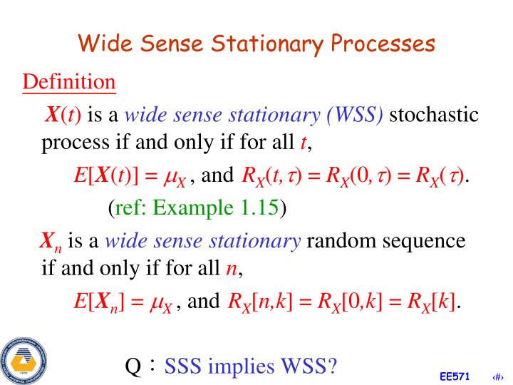 PPT - PART 4 Classification of Random Processes PowerPoint Presentation ...