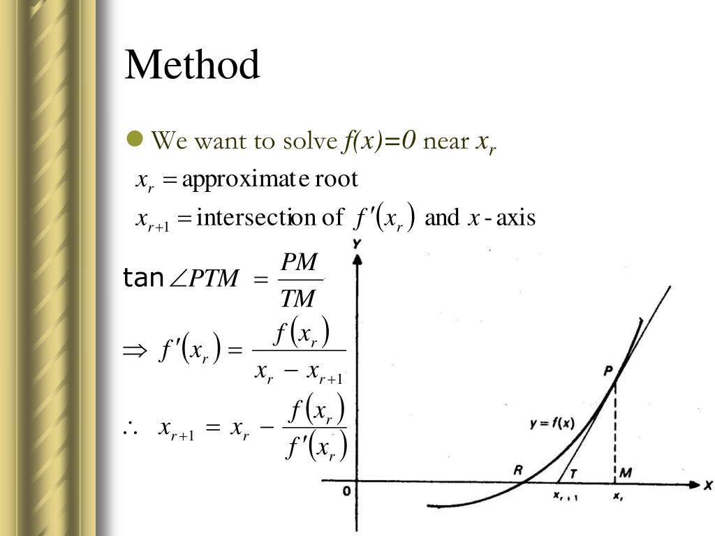 Ppt Newton Raphson Method Powerpoint Presentation Free Download Id