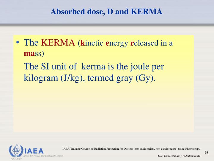PPT - Understanding radiation units L02 PowerPoint Presentation - ID ...