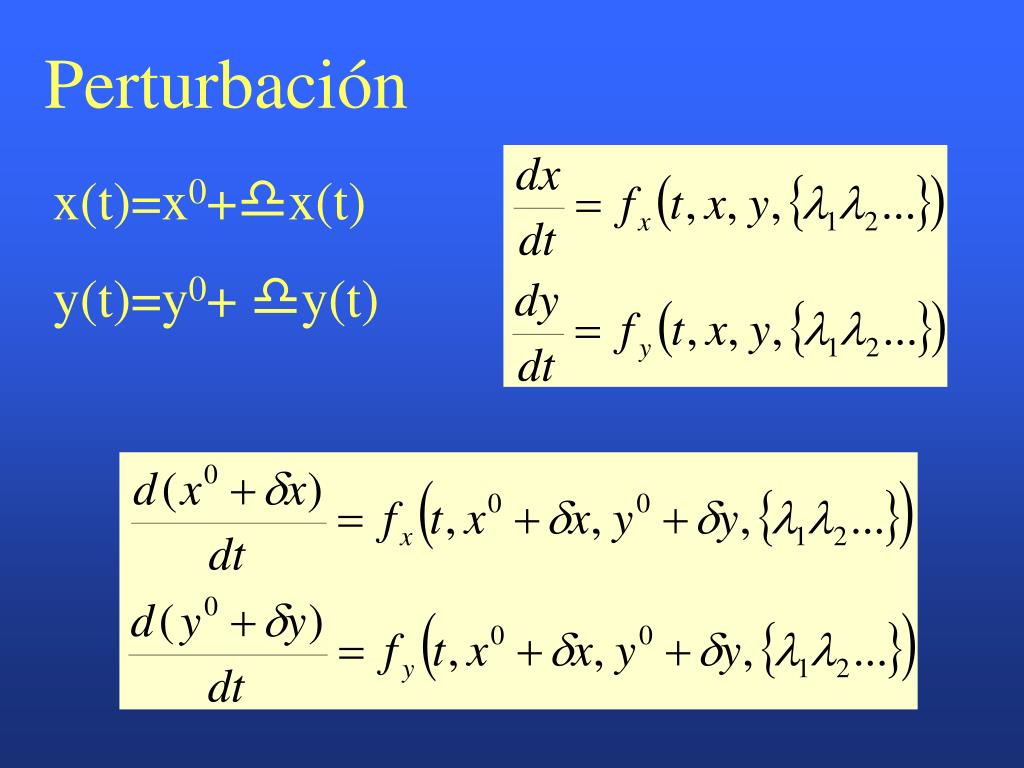 PPT - Estudio de la estabilidad de soluciones de ecuaciones ...