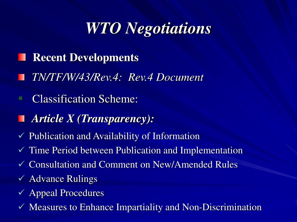 PPT - Trade Facilitation: WTO Negotiations and Beyond PowerPoint ...