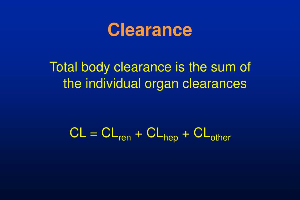 PPT - The General Concepts of Pharmacokinetics and Pharmacodynamics ...