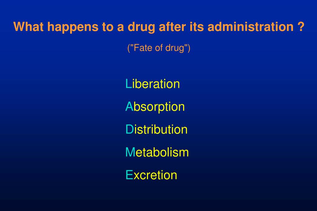 PPT - The General Concepts of Pharmacokinetics and Pharmacodynamics ...