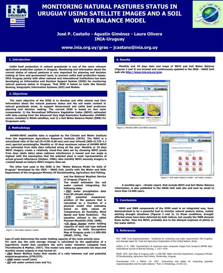 PPT - Figure 1. Soil water balance model. PowerPoint Presentation, free ...