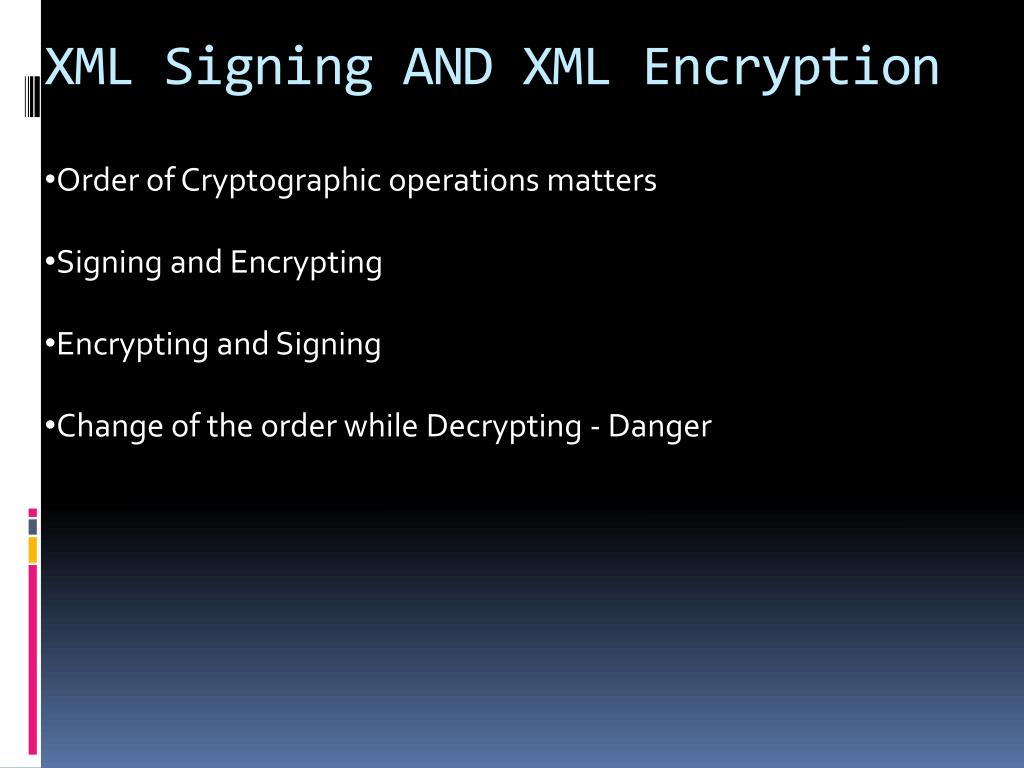 PPT - XML Cryptography PowerPoint Presentation, free download - ID:3221904
