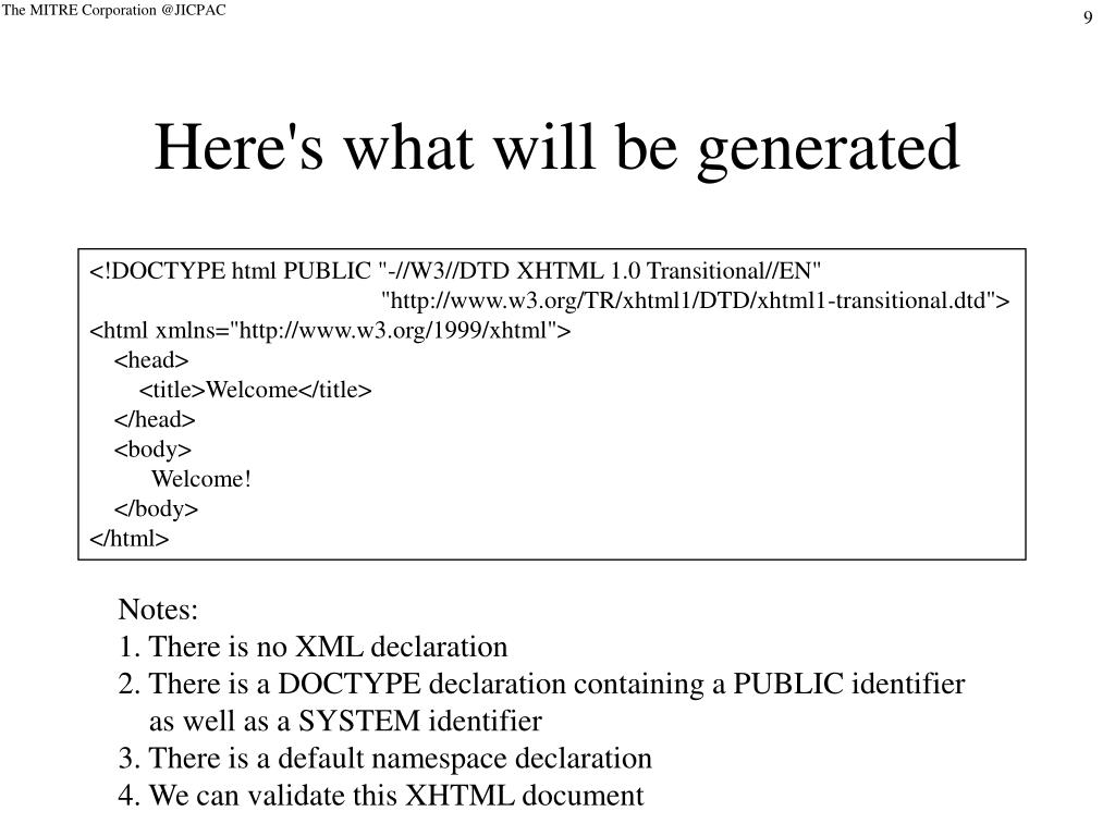 PPT - Using XSL to Generate XHTML Documents PowerPoint Presentation ... PPT - Using XSL to Generate XHTML Documents PowerPoint Presentation ...