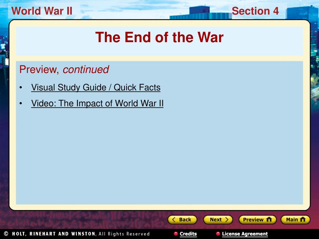 PPT - Preview Main Idea / Reading Focus War Ends in Europe Map: The End ...