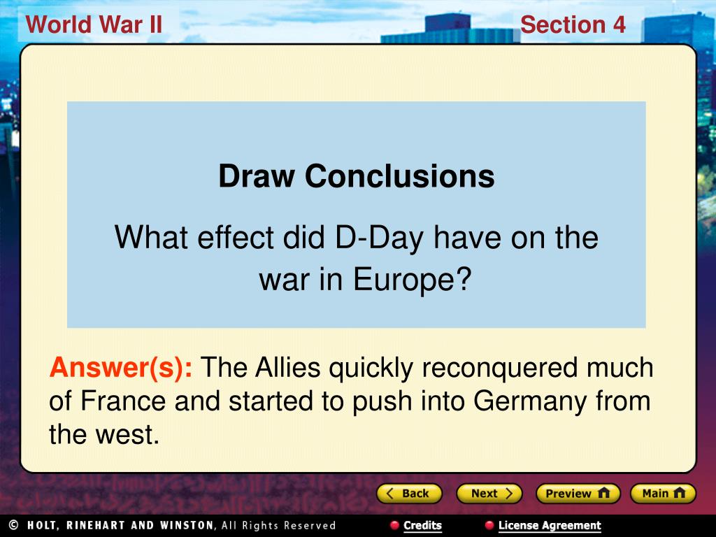 PPT - Preview Main Idea / Reading Focus War Ends in Europe Map: The End ...