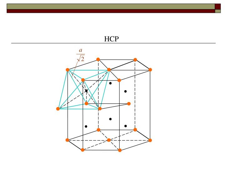 PPT - §2.4 Crystal Structure and Complex Lattice PowerPoint ...