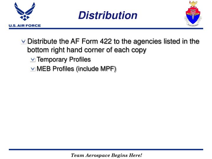 PPT - AF Form 422 PowerPoint Presentation - ID:3222864