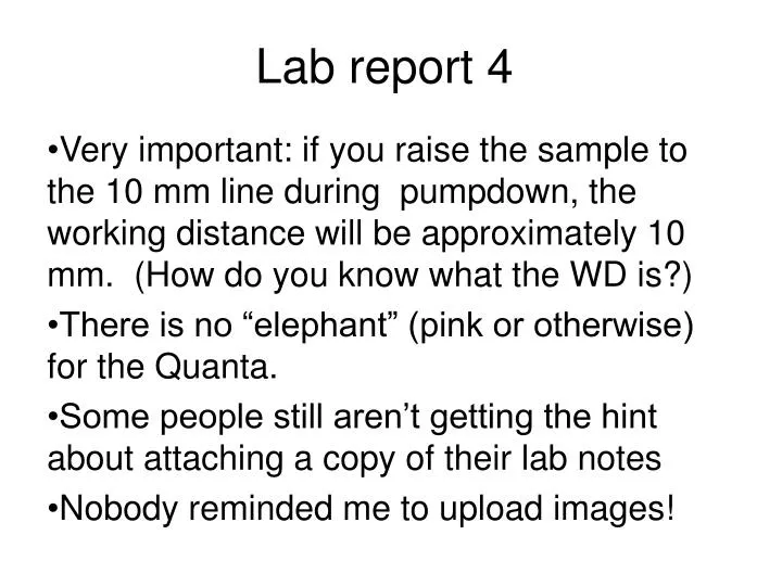 PPT - Lab report 4 PowerPoint Presentation, free download - ID:3222877