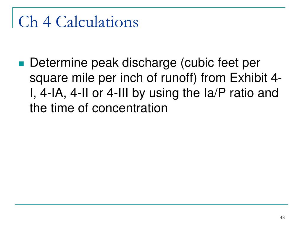 PPT - TR-55 Urban Hydrology for Small Watersheds PowerPoint ...