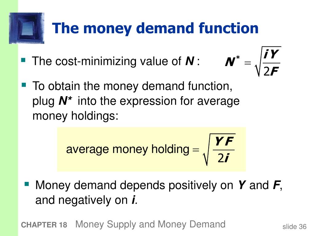 PPT - Money Supply and Money Demand PowerPoint Presentation, free ...
