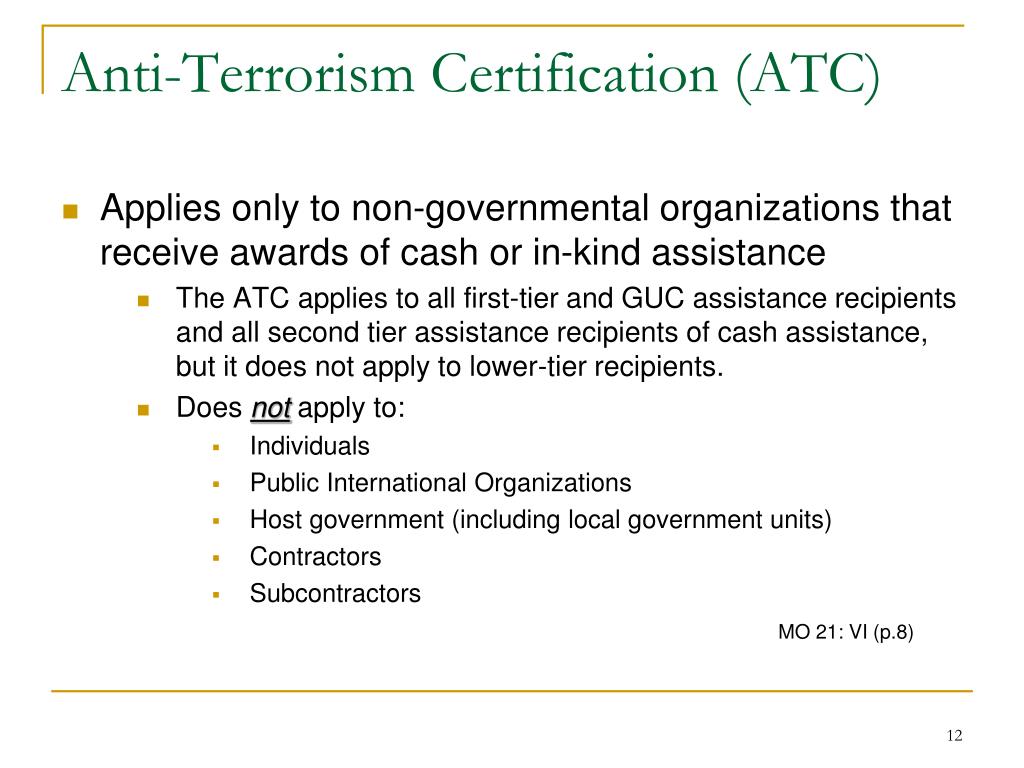 PPT - USAID/West Bank & Gaza Mission Order No . 21 PowerPoint ...