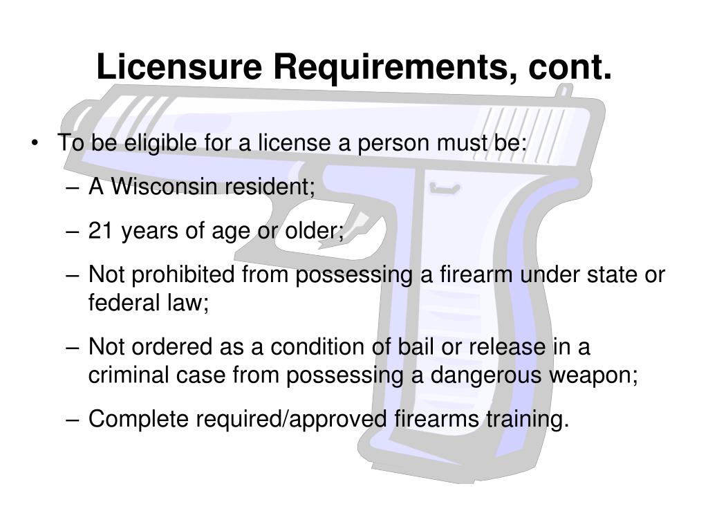 PPT - Wisconsin’s Personal Protection Act (Concealed Carry Law ...