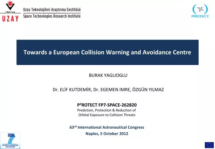 PPT - Towards a European Collision Warning and Avoidance Centre ...