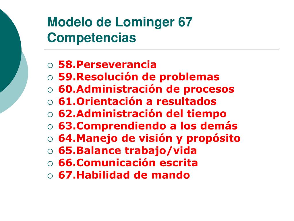 PPT - “Las competencias necesarias para un adecuado desarrollo ...