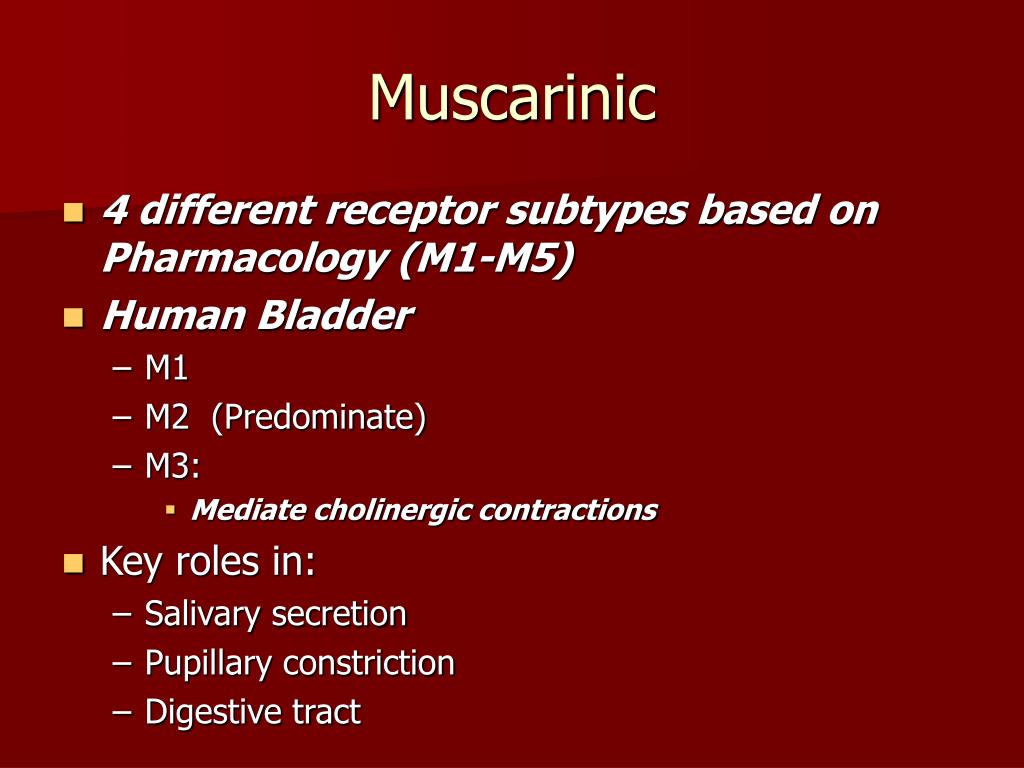 PPT - Bladder Pharmacology Campbell-Walsh Ch. 56: 1948-1972 PowerPoint ...