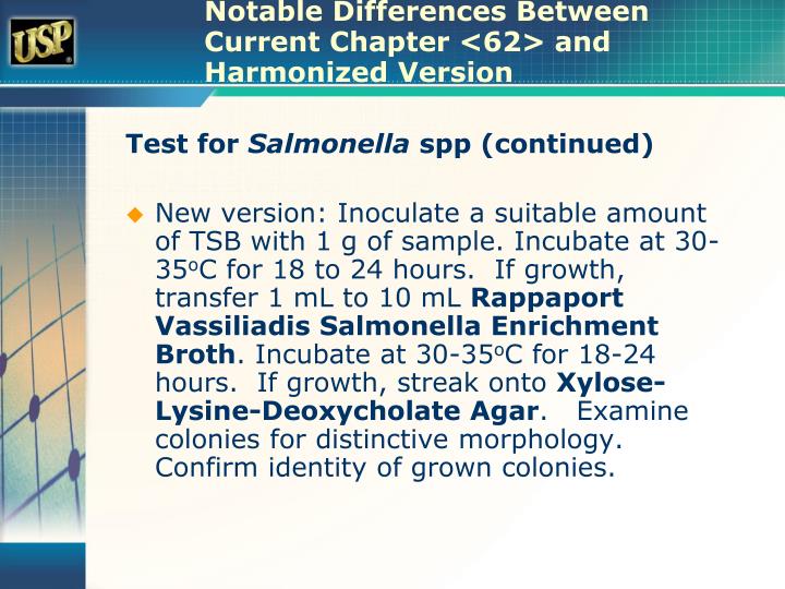 PPT - Newly Harmonized USP Chapters , and PowerPoint Presentation - ID ...
