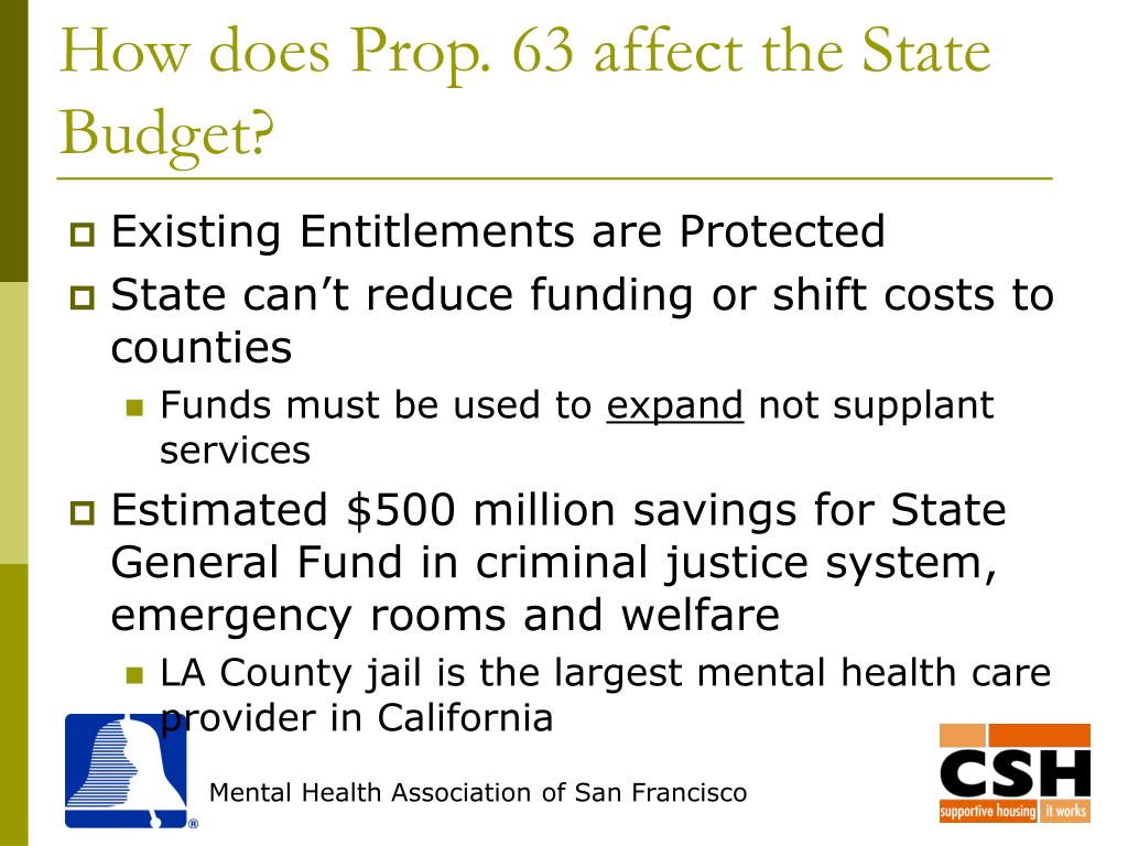 PPT - What’s Up in California: New Funding Sources for Mental Health ...