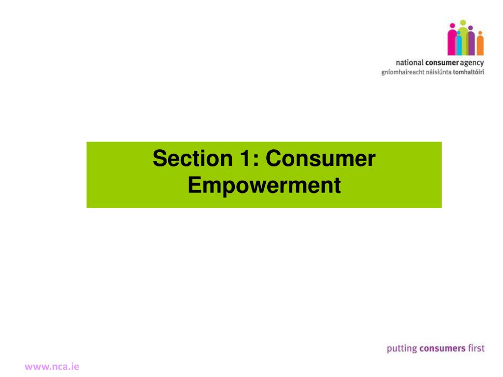 PPT - National Consumer Agency Market Research Findings: Consumer ...