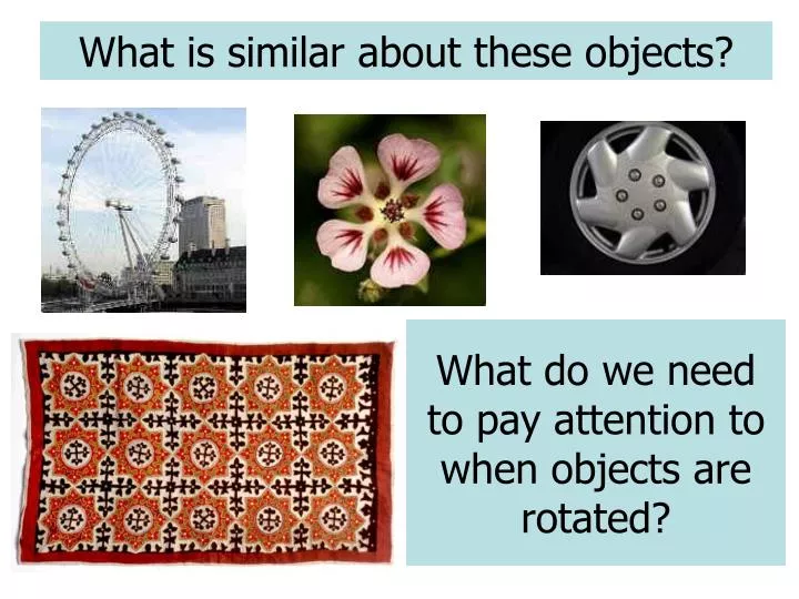 PPT - What is similar about these objects? PowerPoint Presentation ...