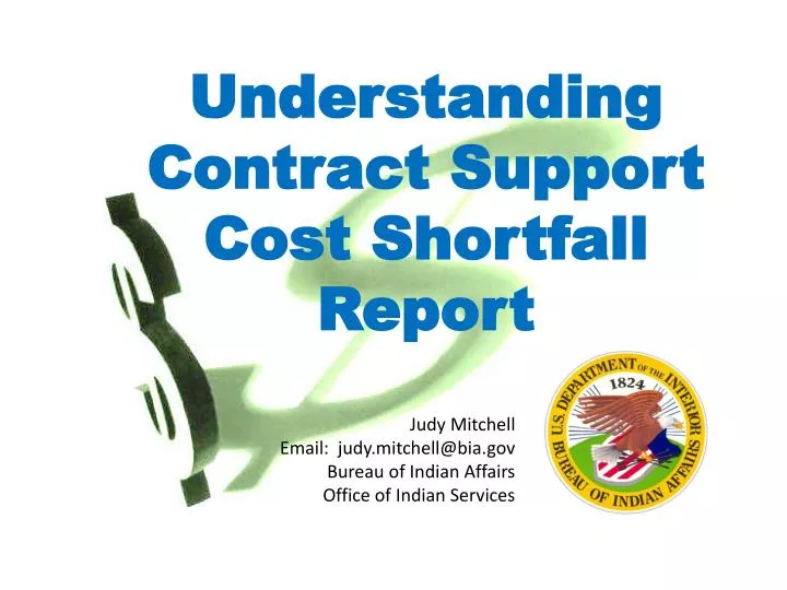 PPT - Understanding Contract Support Cost Shortfall Report PowerPoint ...
