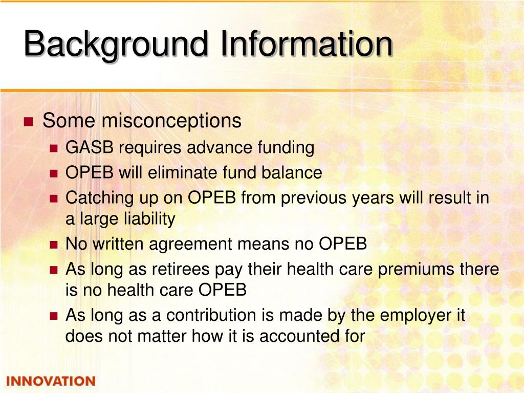 PPT - GASB 43 & 45: Other Post-Employment Benefits PowerPoint ...